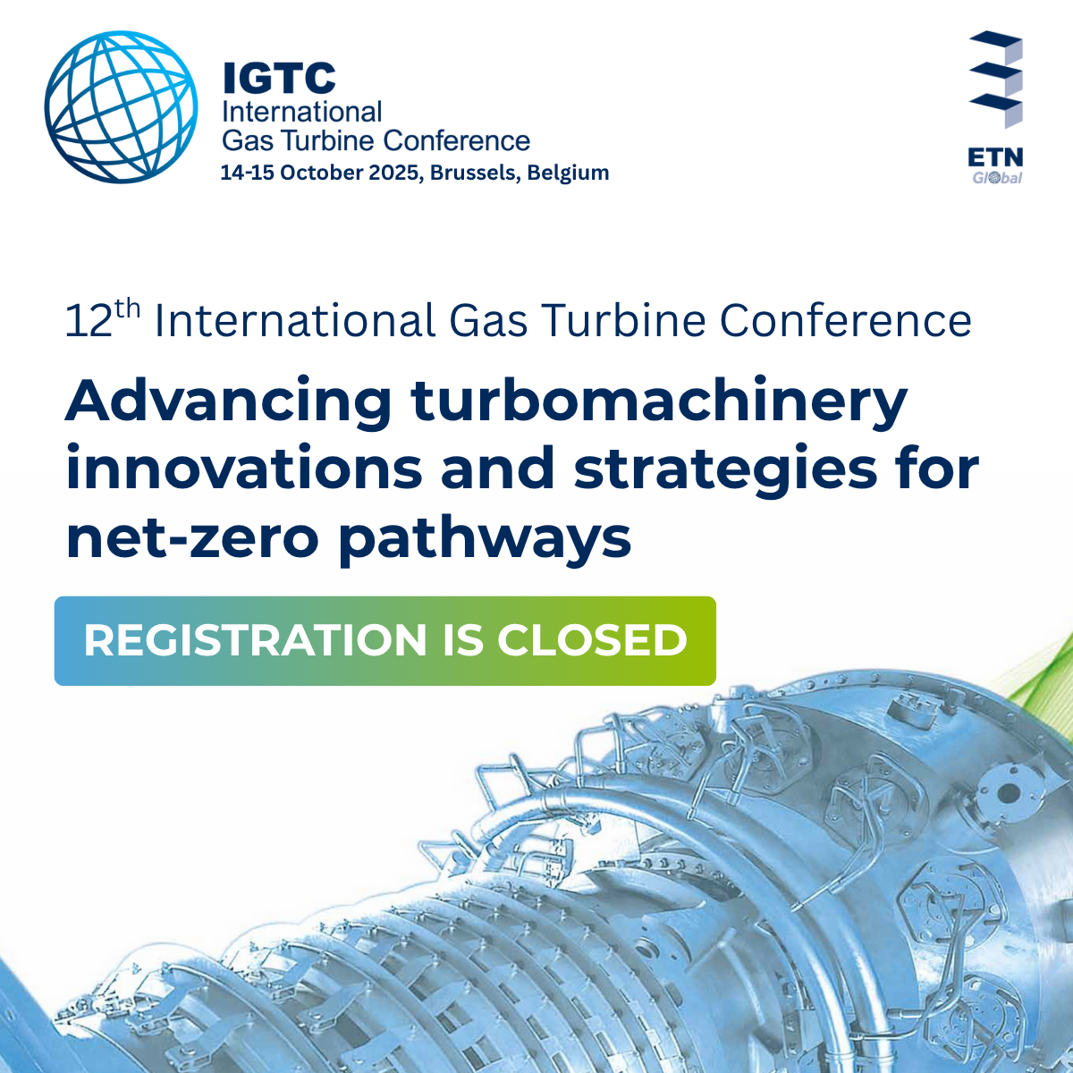 ETN Global's 12th International Gas Turbine Conference (IGTC) - ETN GLOBAL